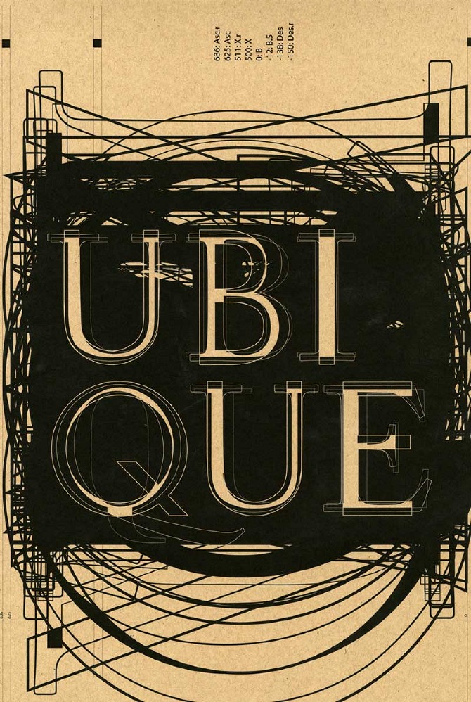 Ubique Typeface - Robert Gonzalez
